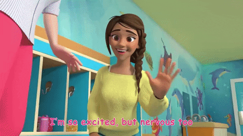 Really Excited Girl Animated Gif