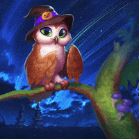 Creepy Owl Gif