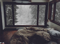 Snow Falling Window Gif