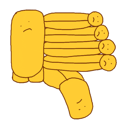 Dislike No Sticker by BuzzFeed Animation for iOS & Android | GIPHY
