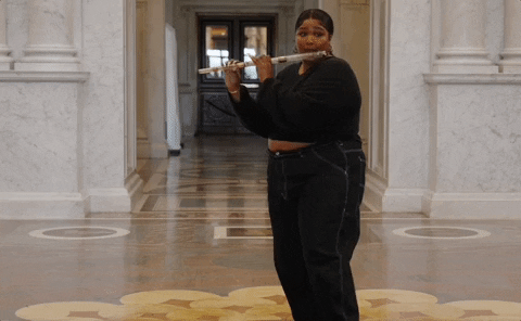 Lizzo-james-madison-flute GIFs - Get the best GIF on GIPHY