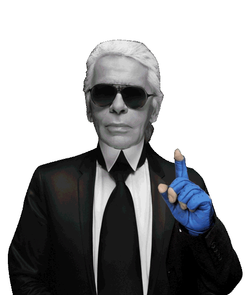Swipe Up Karl Lagerfeld Sticker by fulgura-films for iOS & Android | GIPHY