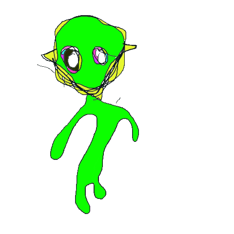 Aliens Lol Sticker by Canek for iOS & Android | GIPHY