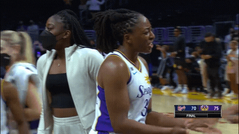 Los Angeles Sparks Brittney Sykes GIF by The Official Page of the Los ...