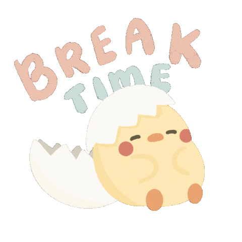 Relaxing Break Time Sticker for iOS & Android | GIPHY