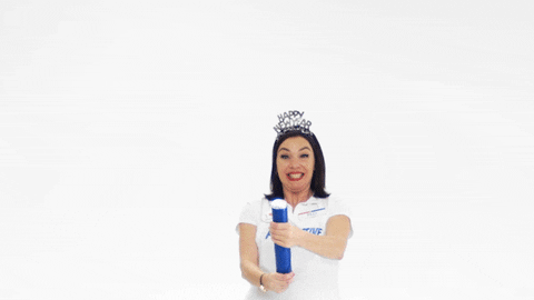 Excited Confetti GIF by Flo From Progressive - Find & Share on GIPHY