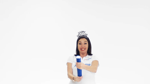 Excited Confetti GIF by Flo From Progressive - Find & Share on GIPHY