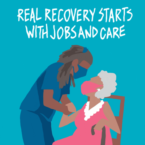 Real Recovery Starts With Jobs And Care GIFs - Get the best GIF on GIPHY