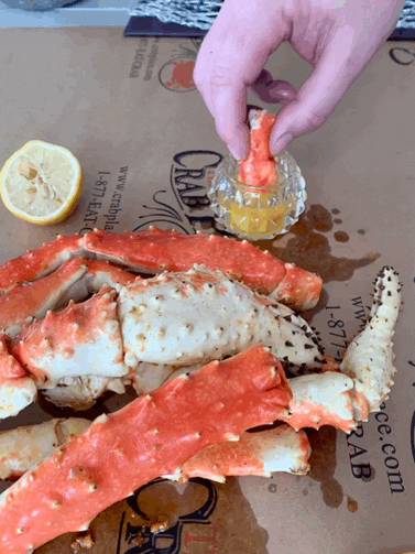 King Crab Dinner GIF by The Crab Place - Find & Share on GIPHY