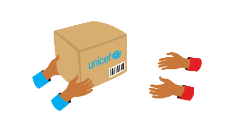 Geven Give Sticker by UNICEF Nederland for iOS & Android | GIPHY