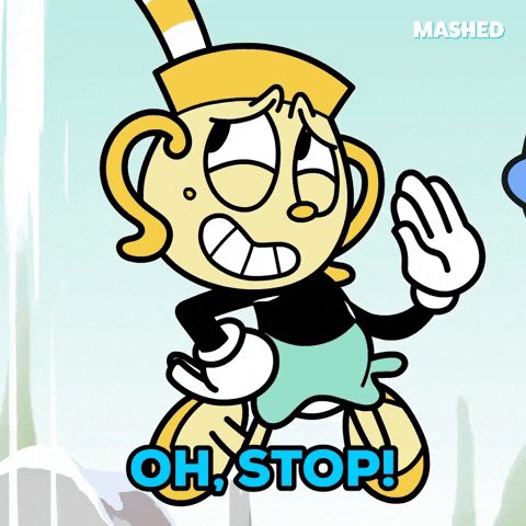Embarrassed Animation GIF by Mashed - Find & Share on GIPHY