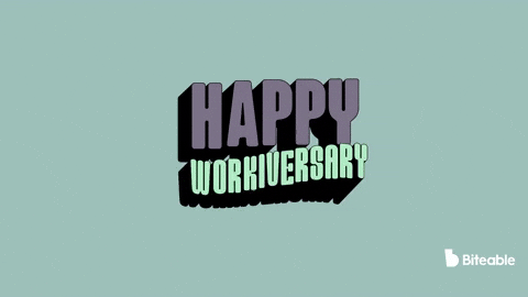 Work Anniversary GIF by Biteable - Find & Share on GIPHY